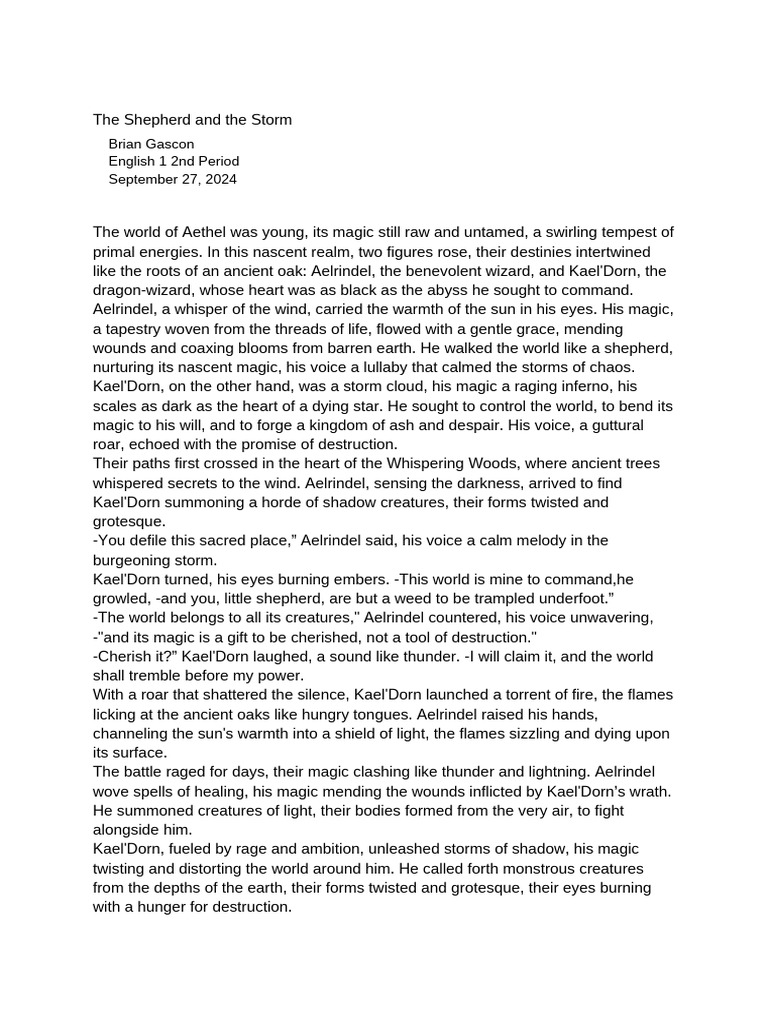 BRIAN GASCON - Short History Final Daft | PDF