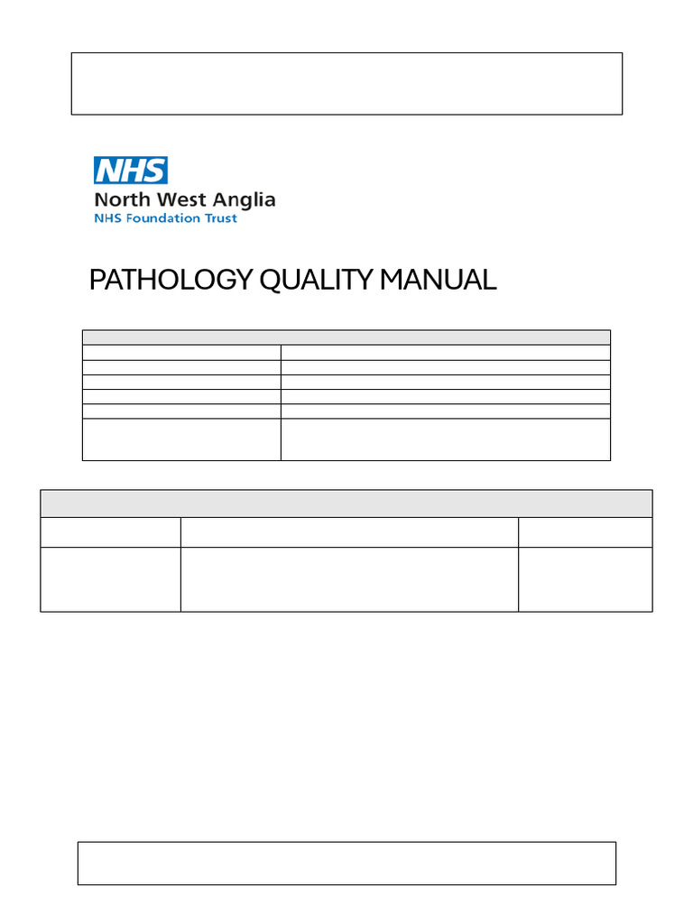 Quality Manual Rev23 | PDF | Confidentiality | National Health Service