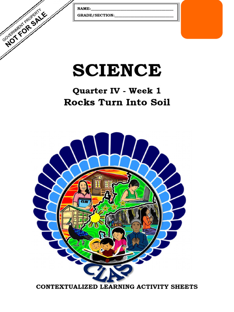Science5 - Q4 - CLAS1 - Rocks Turn Into Soil - v4 - Liezl Arosio | PDF | Weathering | Rock (Geology)