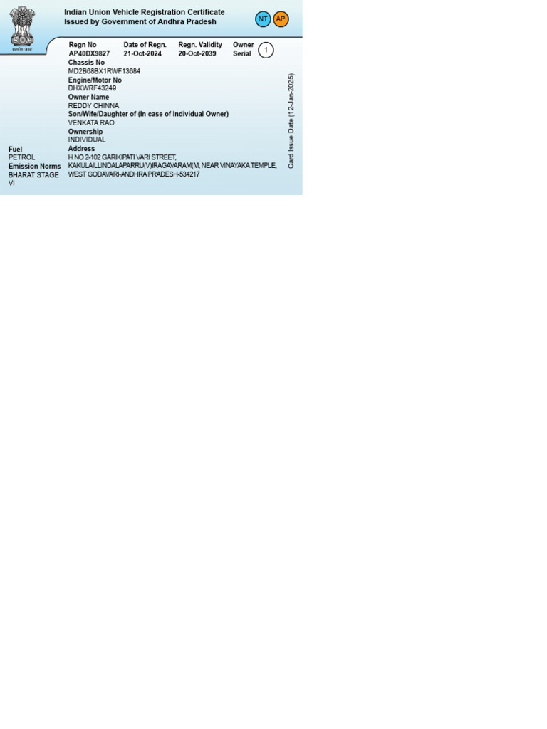 Reddy Chinna RC | PDF