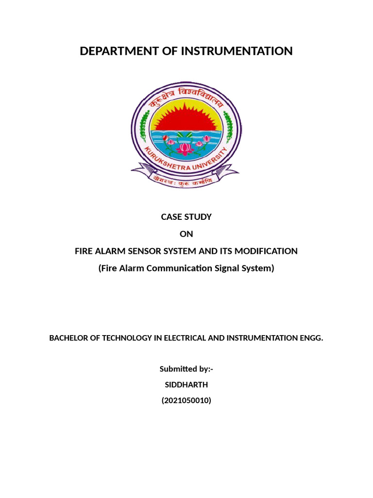 case study report | PDF | Arduino | Sensor