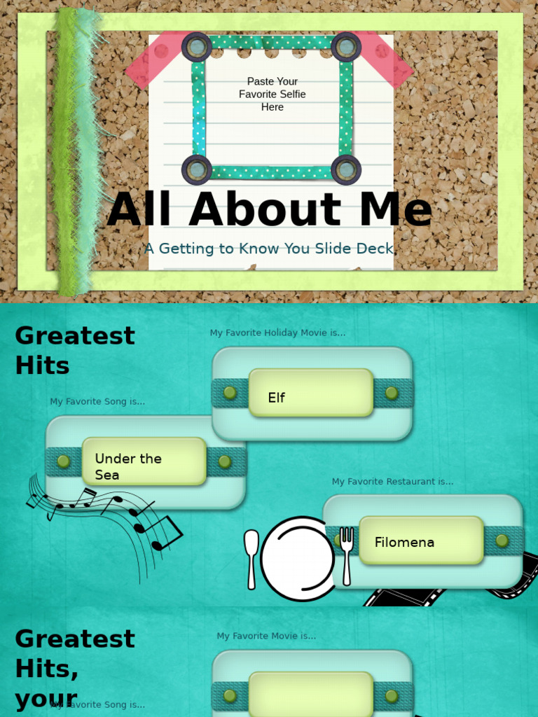 Personal Introduction Slide Deck Template | PDF