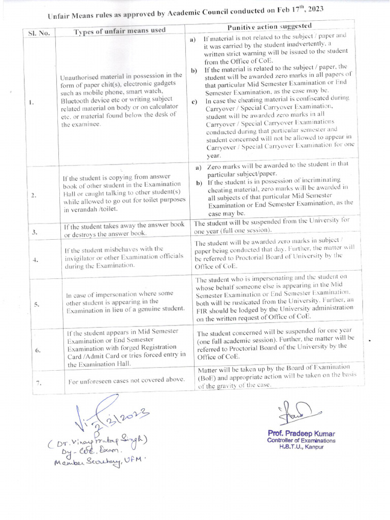 UFM Rules Final | PDF