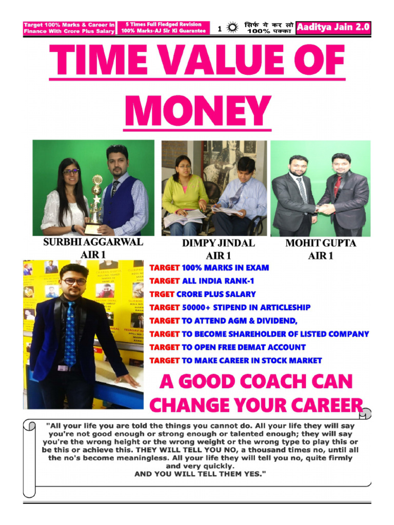 Time Value of Money | PDF