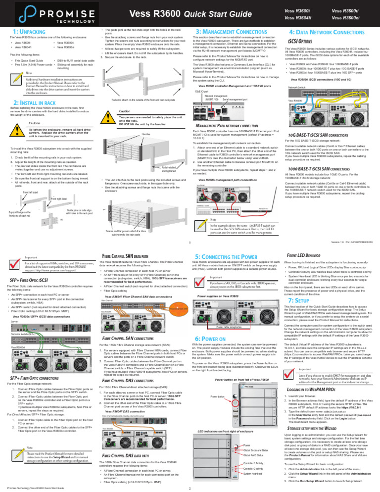 Vess+R3600+QSG+2019.06.10 1 | PDF | Network Switch | Telecommunications
