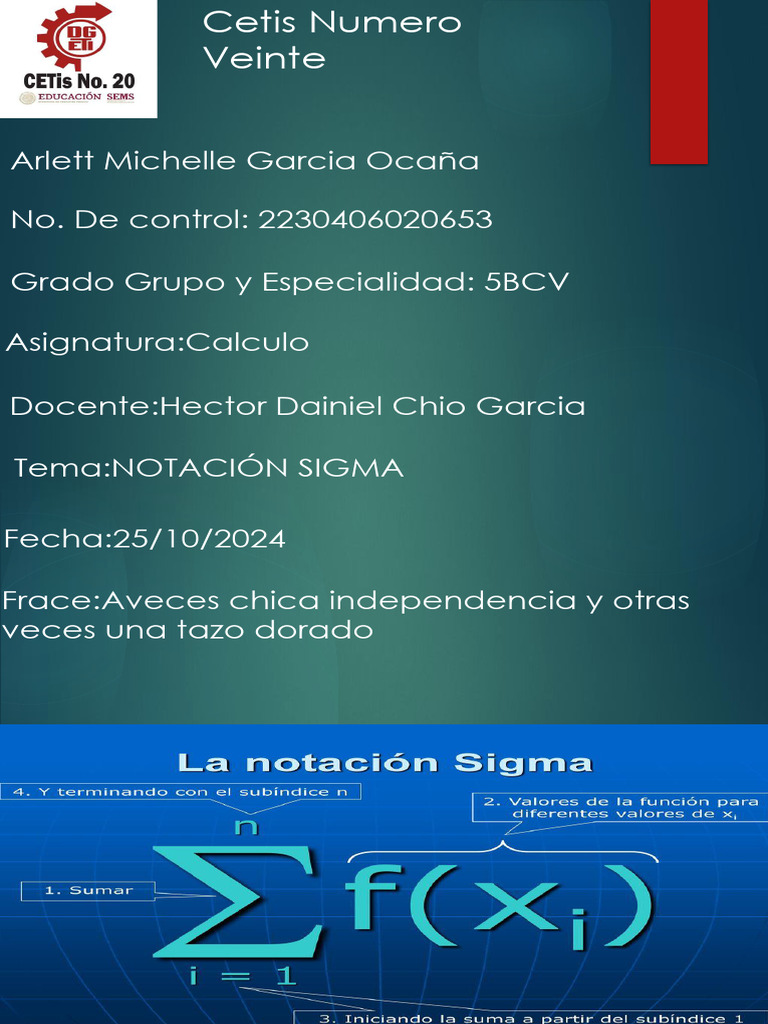ARLETT MICHELLE GARCIA OCAÑA 5BCV SIGMA 2 | PDF