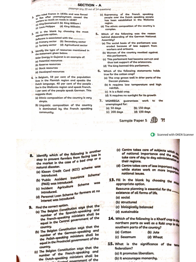 Objective + Maps Part 2 - 10th | PDF