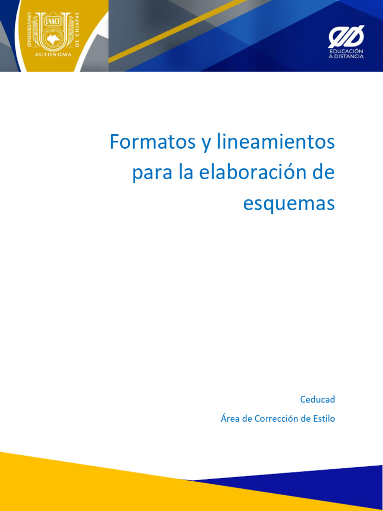 Formatos para La Elaboración de Esquemas-Inglés | PDF