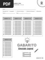 Modelo de Gabarito Com 50 e 100 Questoes | PDF | Microsoft Excel ...