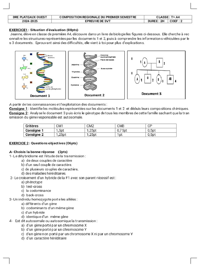 SVT Terminale A4-1 - Phoenix | PDF