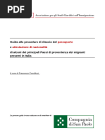 Italian Passport Form MOD 1 | PDF