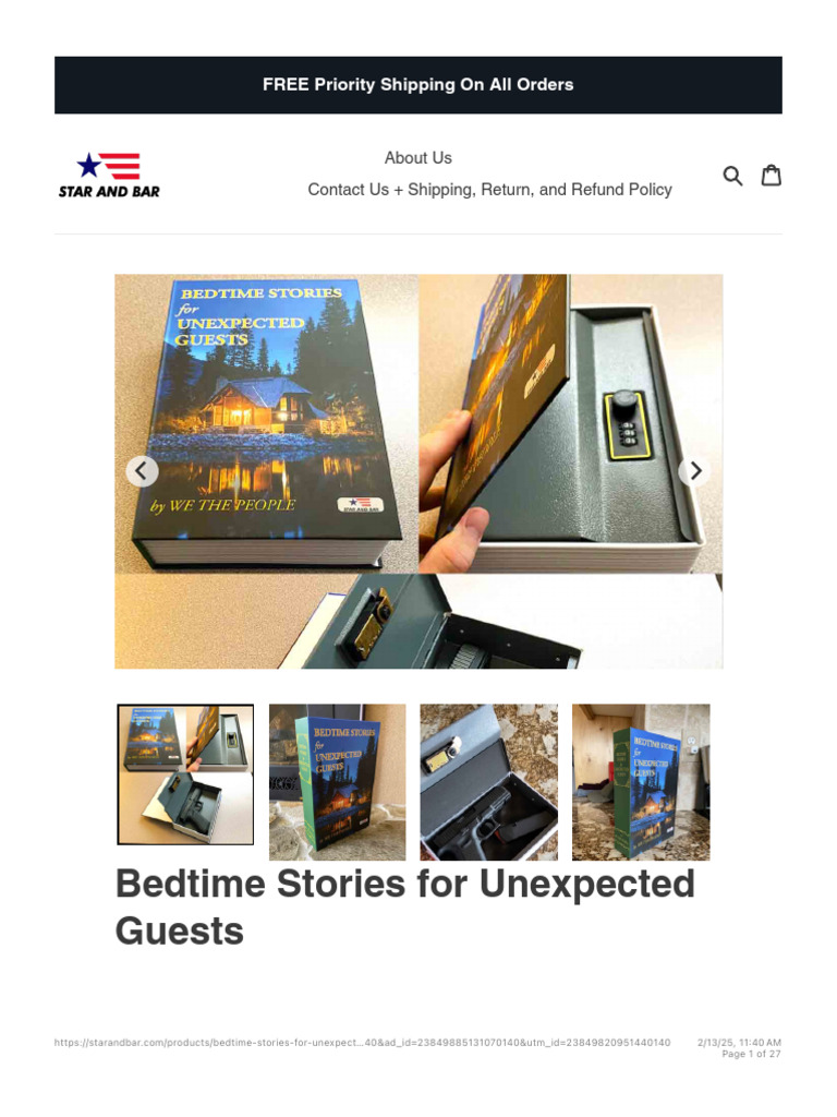 Bedtime Stories For Unexpected Guests - Star and Bar | PDF
