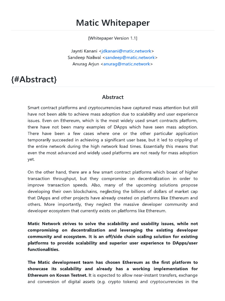 Polygon Whitepaper en | PDF