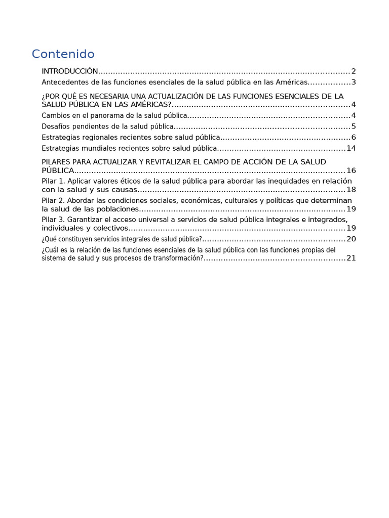 Ejercio 1-LAS FUNCIONES DE LA SALUD PUBLICA | PDF | Cuidado de la salud | Salud pública