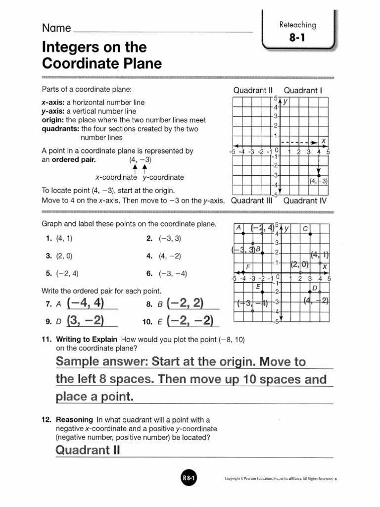 Topic 8 Parent Answer Keys (Large Version) | PDF