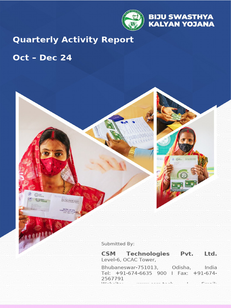 BSKY Quarterly Activity Report Oct-Nov-Dec | PDF | Health Care | Computing