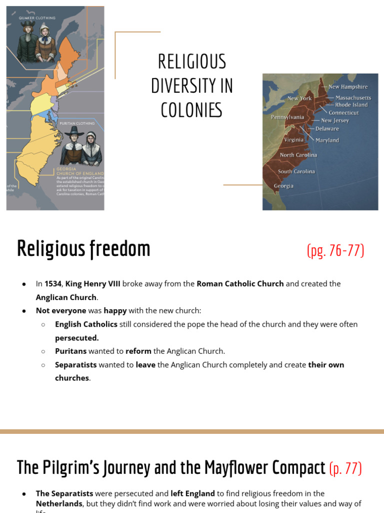 RELIGIOUS DIVERSITY IN COLONIES (2) | PDF | Massachusetts Bay Colony ...