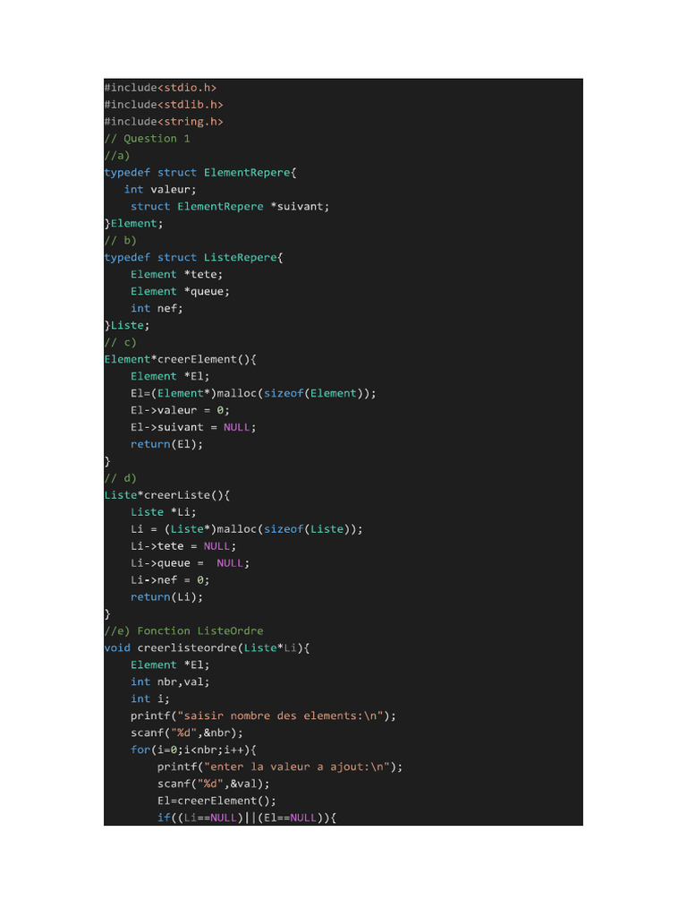 Correction de Serie 2 Structure de Données | PDF
