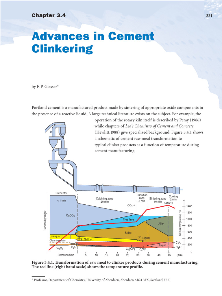 Cement Clinker Manufacturing Process | PDF | Cement | Crystallization