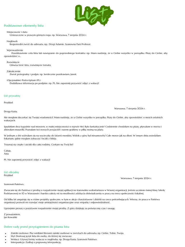 List | PDF