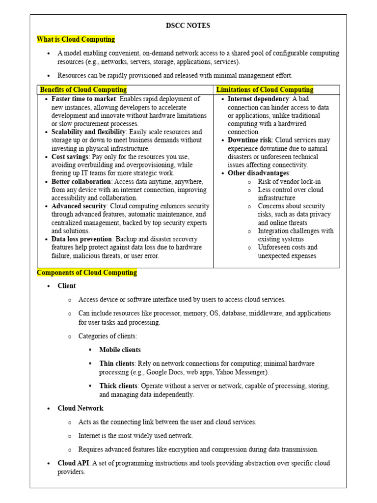 DSCC IMP | PDF | Virtualization | Cloud Computing