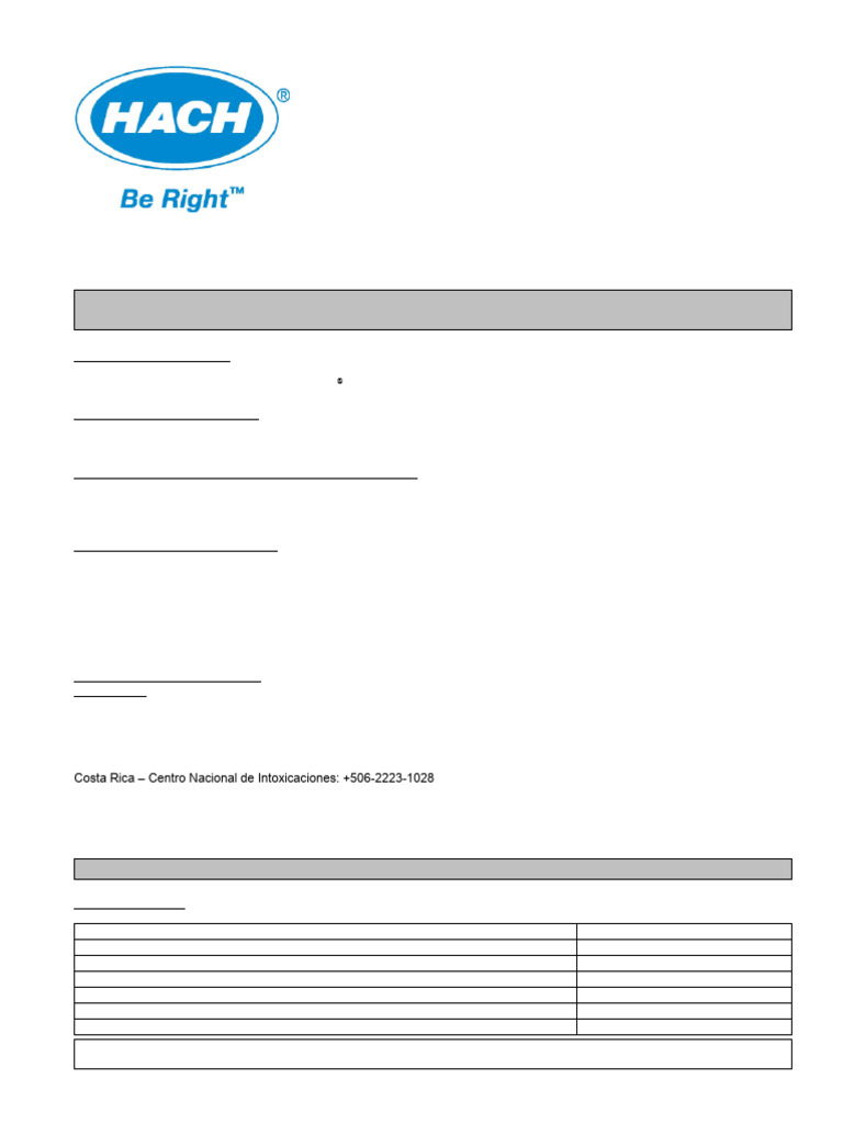 Hoja de Datos de Seguridad SulfaVer 2106769 | PDF | Agua | Solubilidad