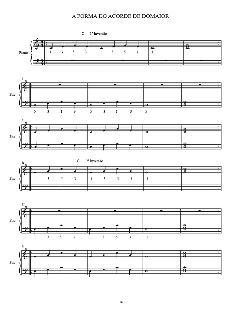 Arpejo C | PDF | Armonía | Elementos de la música