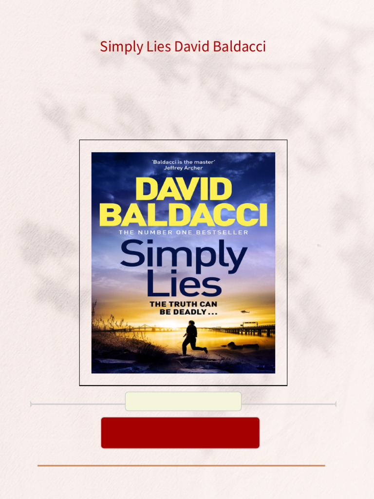 Simply Lies David Baldacci: or Click Here | PDF