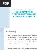 Experiment 7 - Colorimetry of Aqueous Copper II Sulfate Updated 21 Apr ...