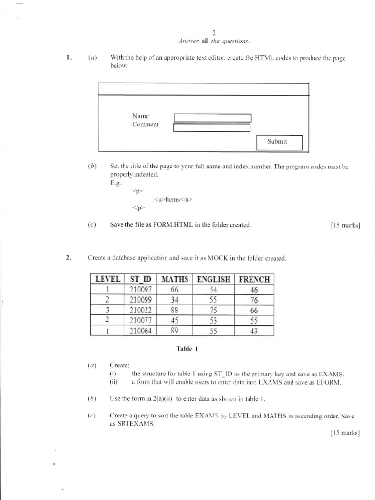 2018 WASSCE INFO & COMM TECH PAPAER 3 | PDF | Application Software | Computer Programming