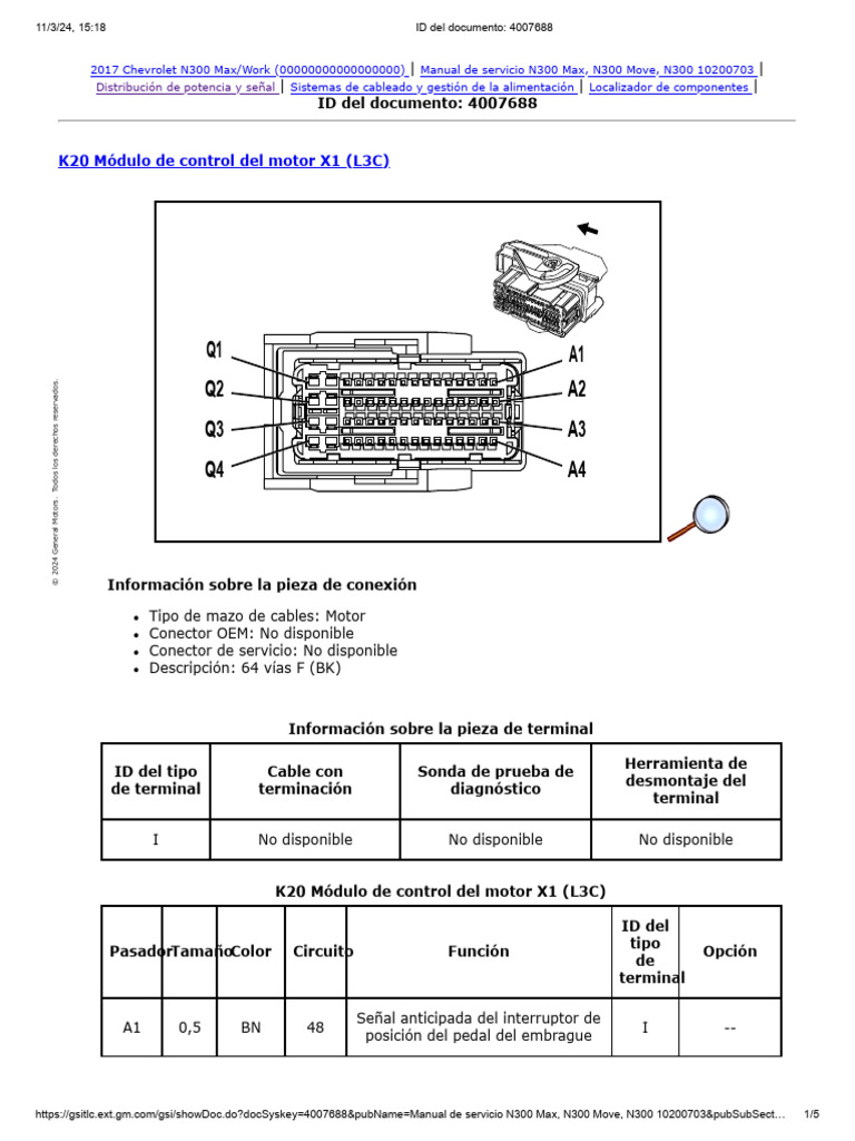 N 300 Pinout 1 | PDF | Herramientas | Ingeniería mecánica
