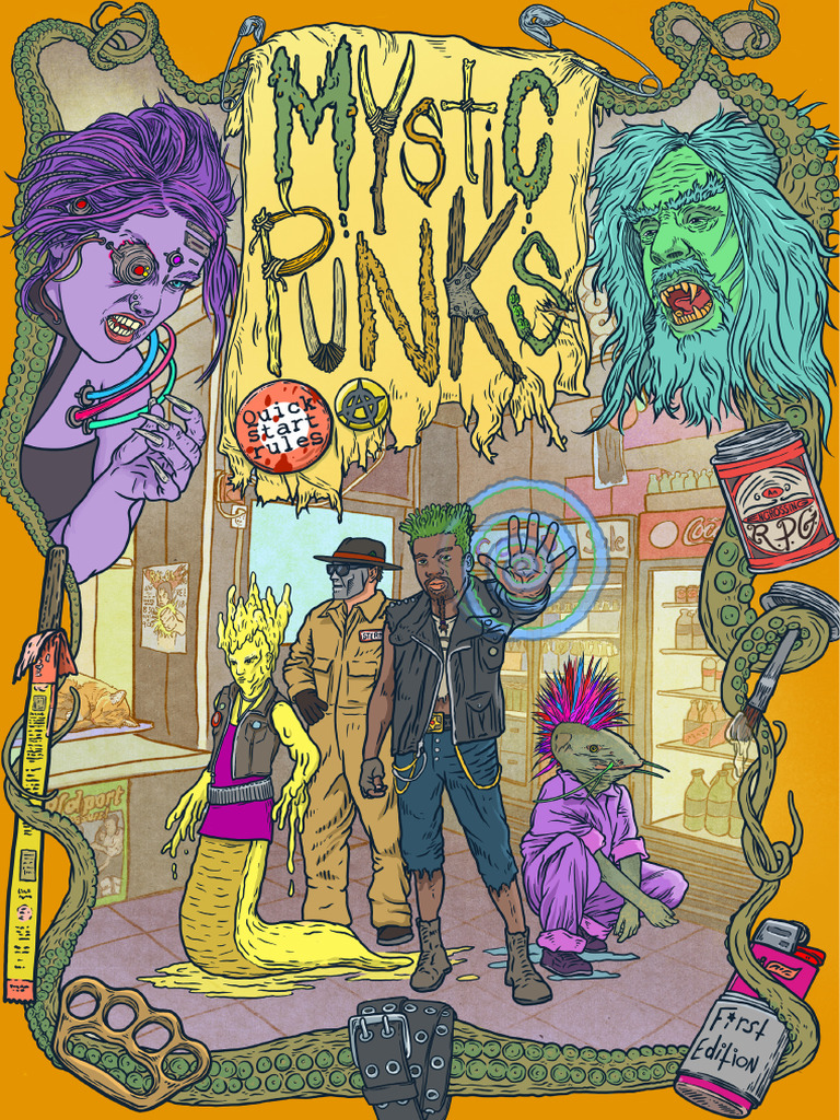 Mystic Punks Quick Start Rules | PDF | Storytelling | Gaming