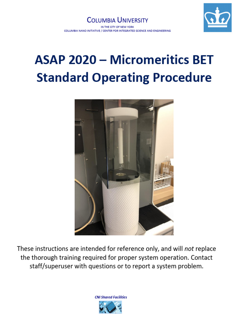 ASAP 2020 BET SOP Guide | PDF