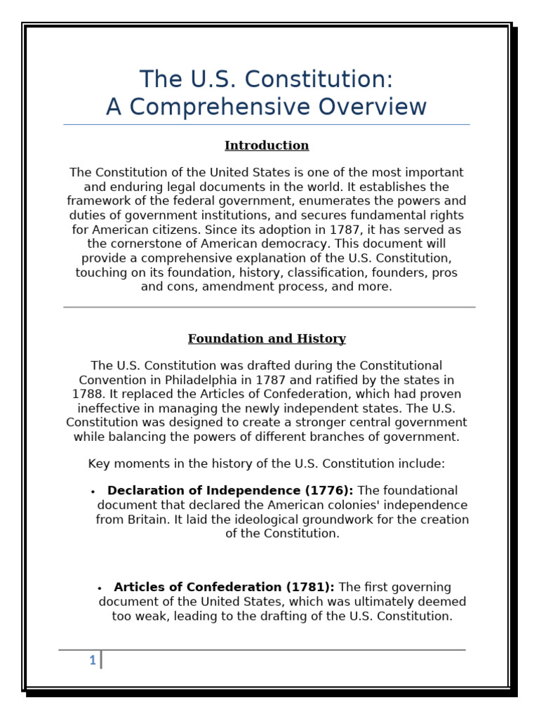 The Main Civics Project | PDF | United States Bill Of Rights | Constitution