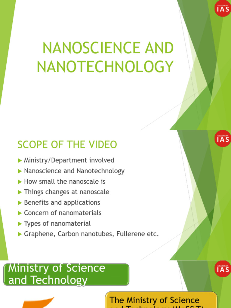 S&T L26 27 Nanoscience and Nanotechnology | PDF | Carbon Nanotube | Nanotechnology
