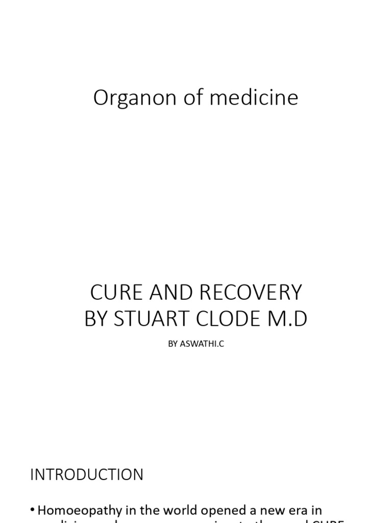 Understanding Cures in Homeopathy | PDF