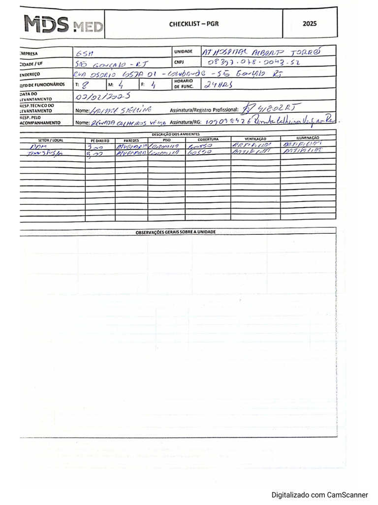 CHECK LIST PGR-LE-AET ALBERTO TORRES | PDF