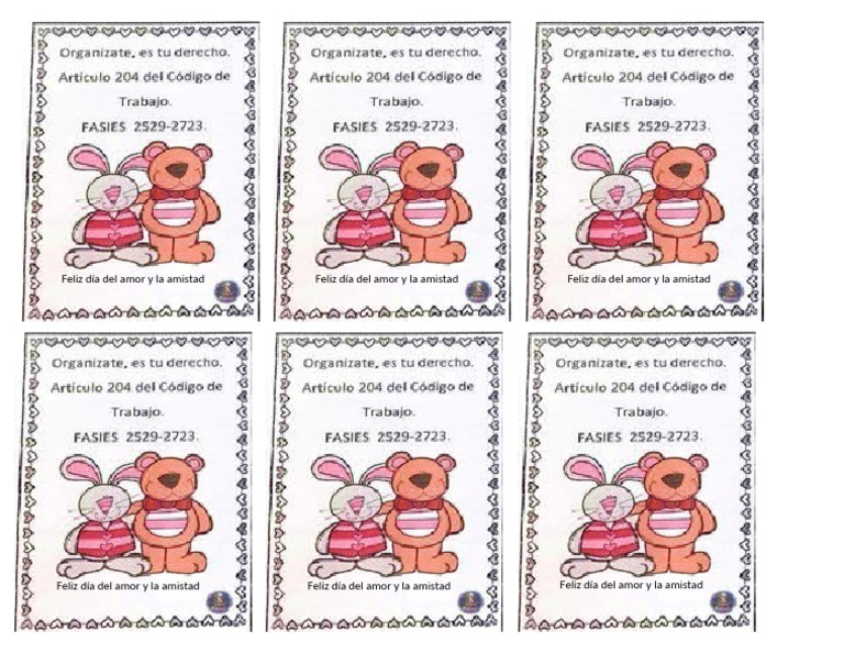 Feliz Día Del Amor y La Amistad | PDF