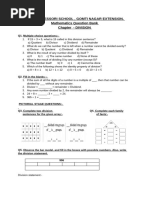 CBSE Class 3 Mathematics Worksheet (48) - Division | PDF | Division ...