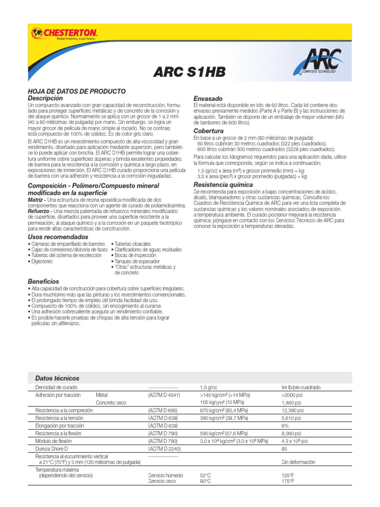 HT S1HB | PDF | Hormigón | Materiales