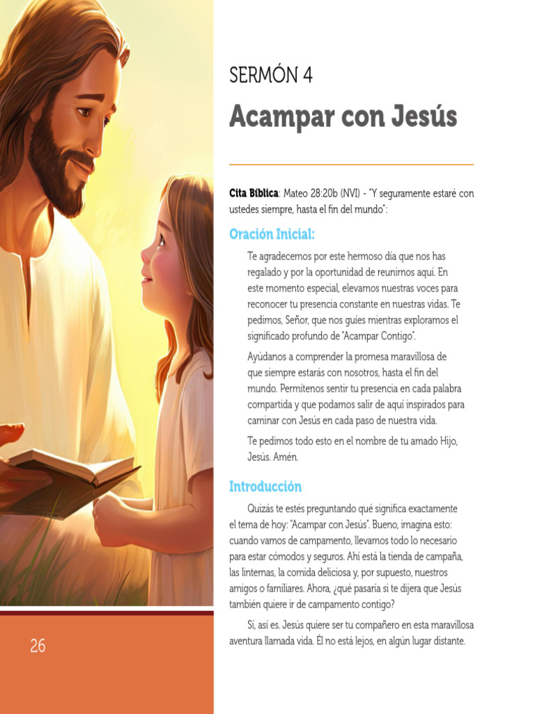 Acampar con jesus- | PDF | Jesús | Amor