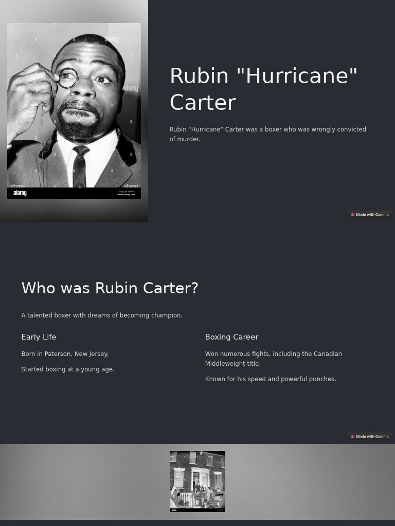 Rubin Carter: A Fight for Justice | PDF