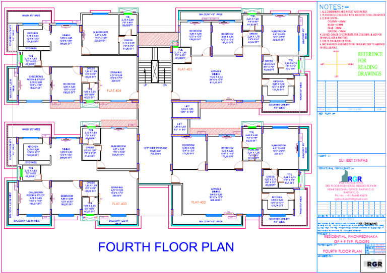 16.FOURTH FLOOR PLAN WD | PDF