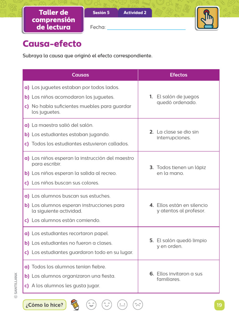 Causas y efectos en el aula | PDF