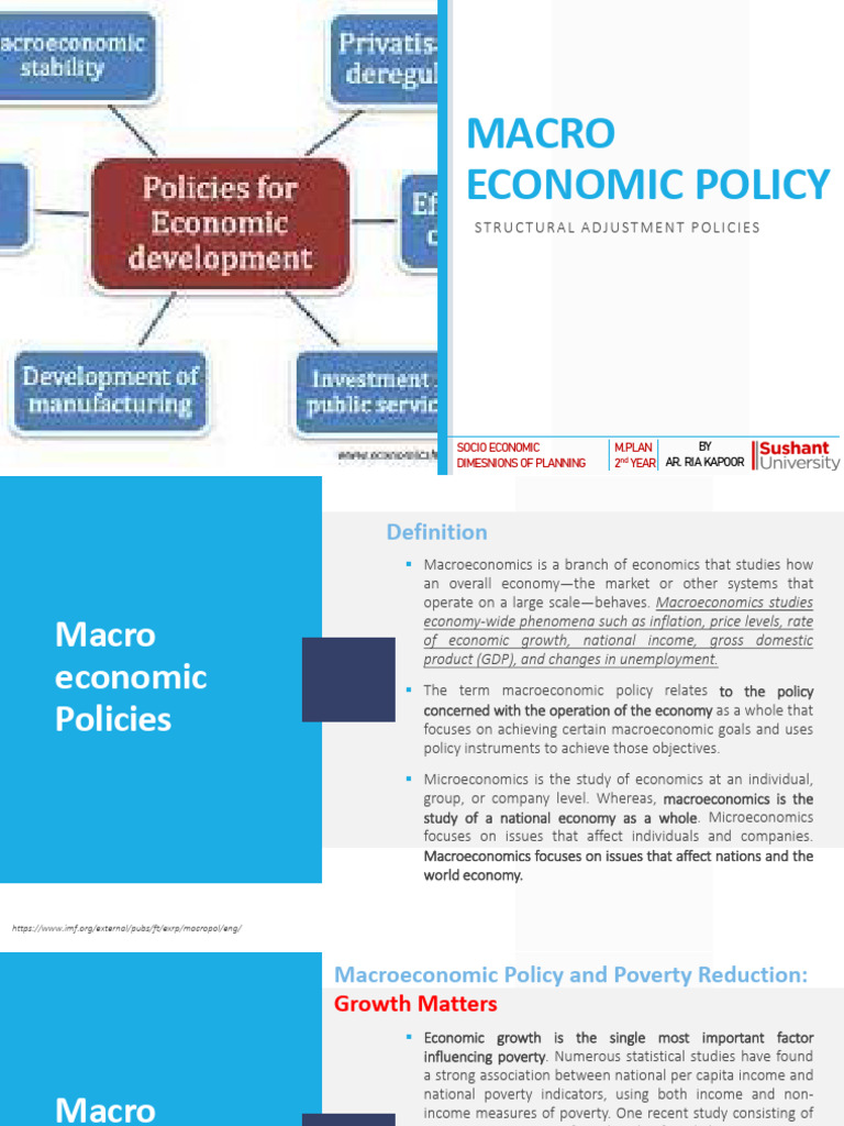 4 Structural Adjustment Policy | PDF | Macroeconomics | Structural ...