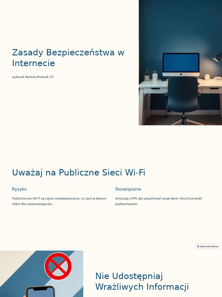 Zasady Bezpieczenstwa W Internecie | PDF