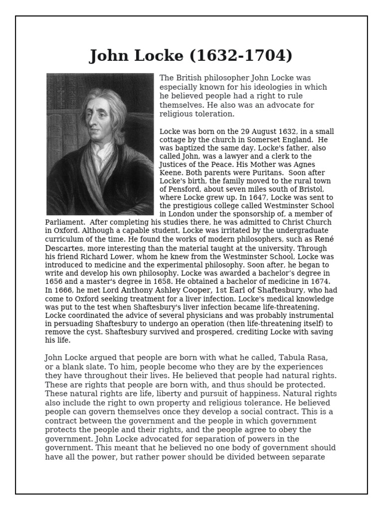 Philosophers Reading | PDF | John Locke | Thomas Hobbes
