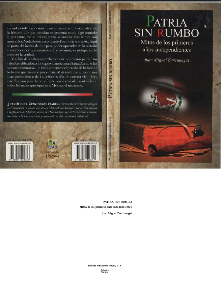 Juan Miguel Zunzunegui - Patria Sin Rumbo | PDF | México