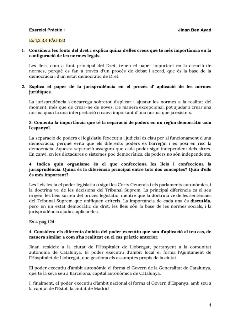 Exercici Pràctic - 1 | PDF
