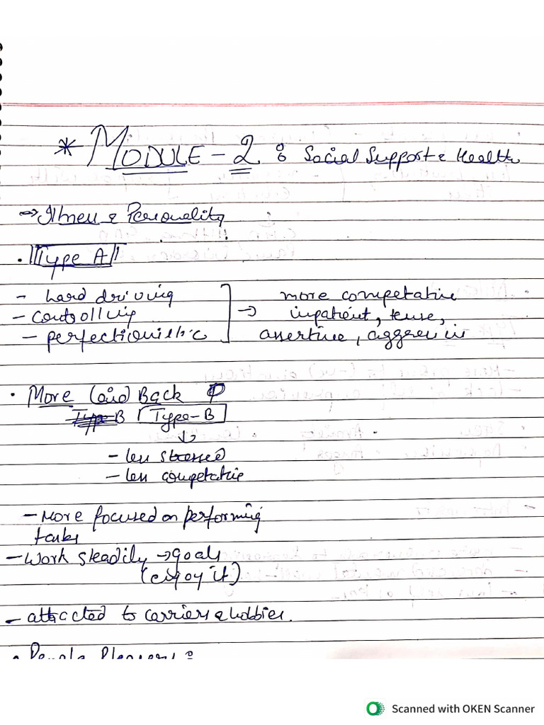Module 2 (Health Psychology) | PDF